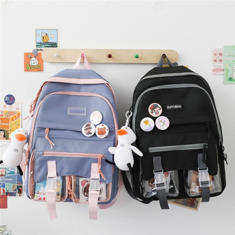 ست کوله پشتی برزنتی 6 تکه GUIYUBAG - فروشگاه آنلاین کیوسک نت