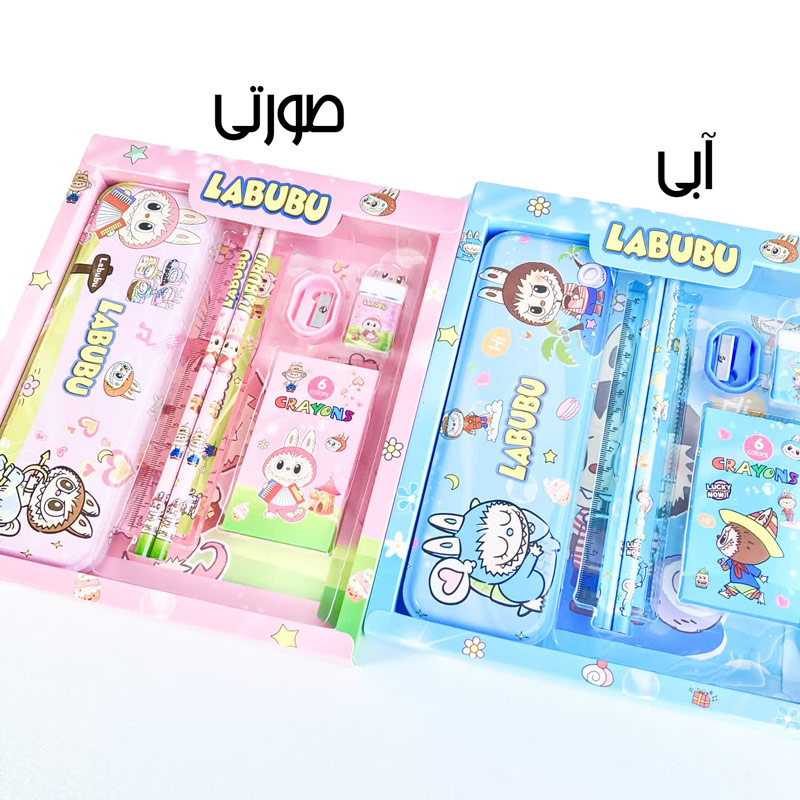 ست تحریر 7 تکه طرح LABUBU - فروشگاه آنلاین کیوسک نت